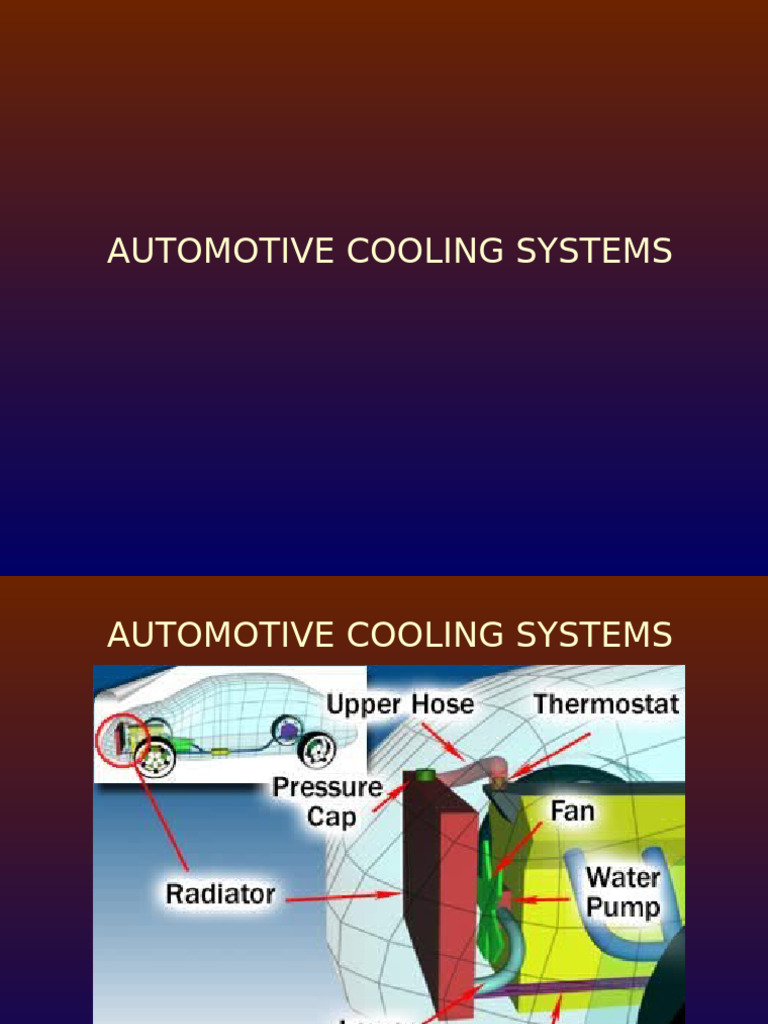 Cooling System For Internal Combustion Engines | PDF | Radiator ...