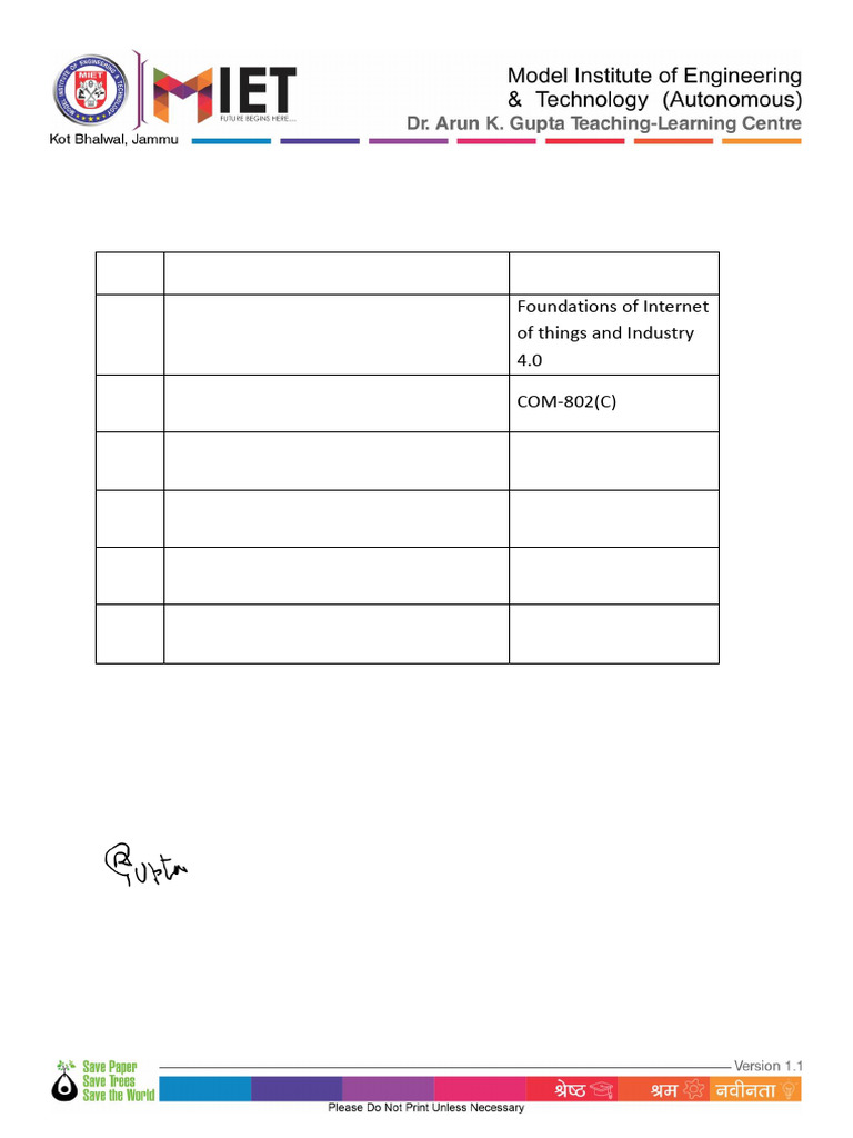 Lesson Plans for IoT and Industry 4.0 | PDF | Augmented Reality ...