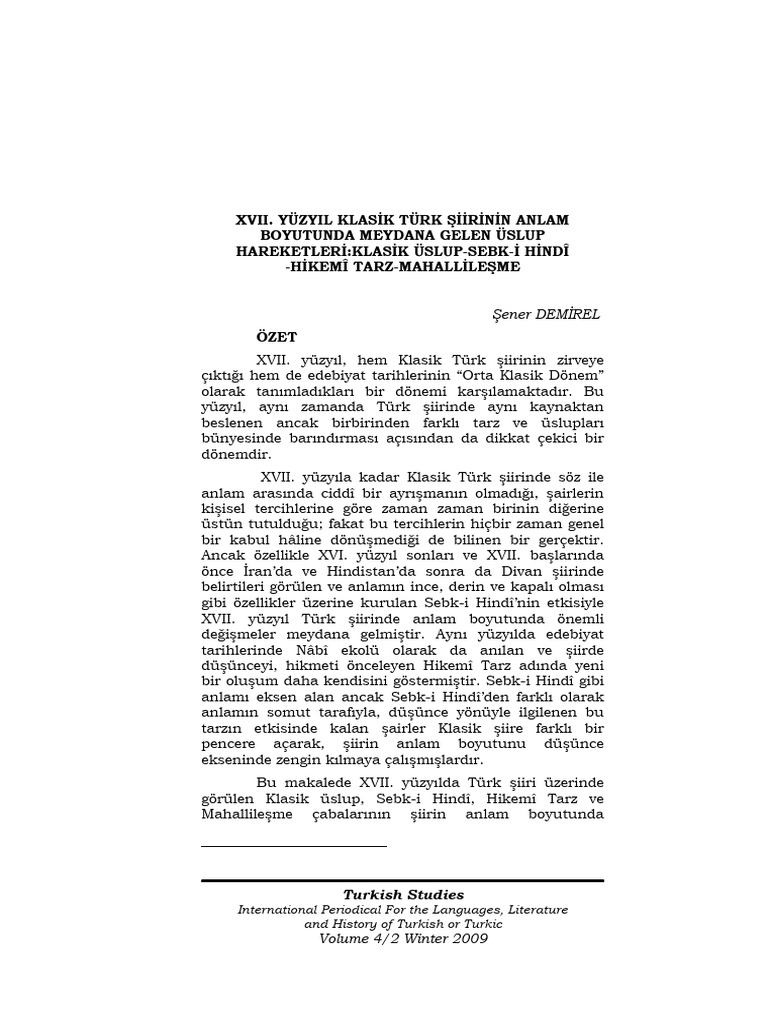 Sener Demirel Hikemi Tarz Mahallilesme | PDF