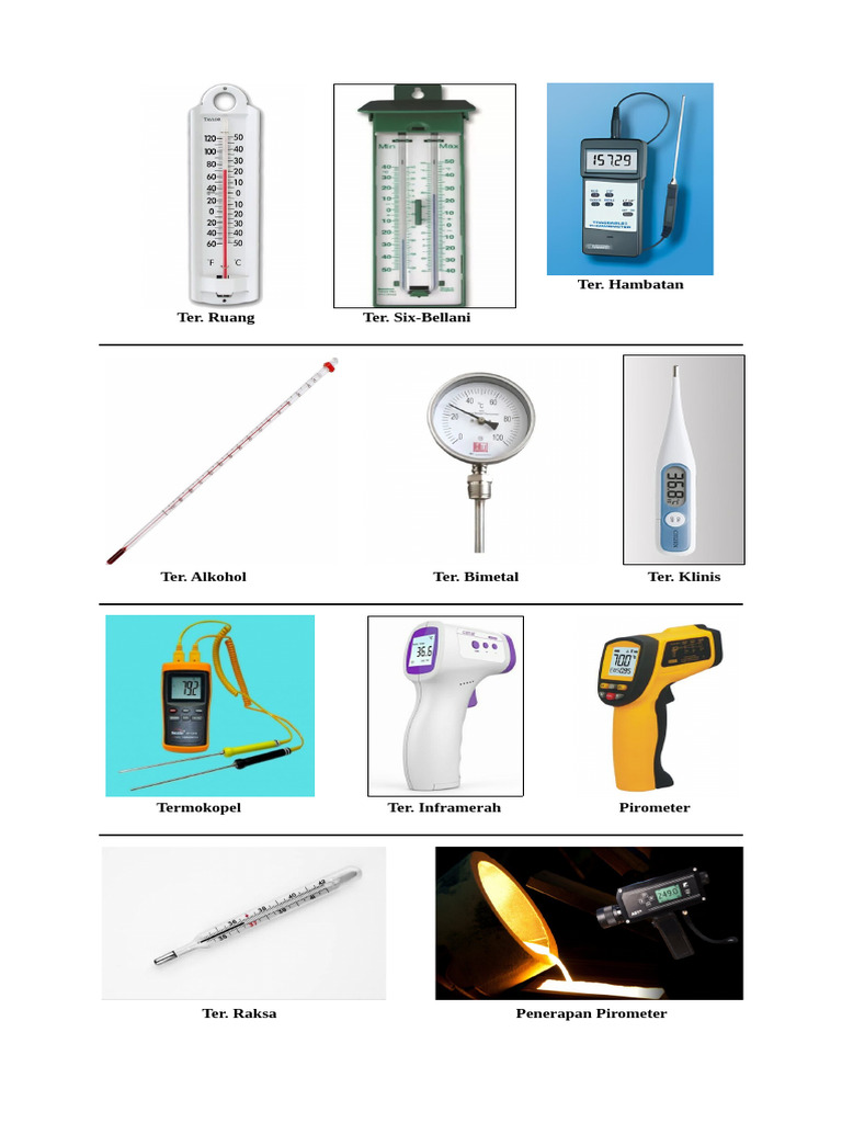 Macam Termometer | PDF