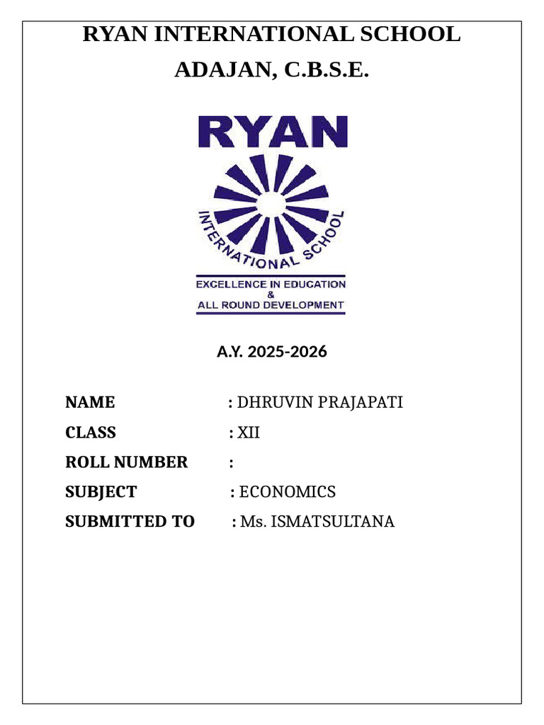 Economics Front Page | PDF