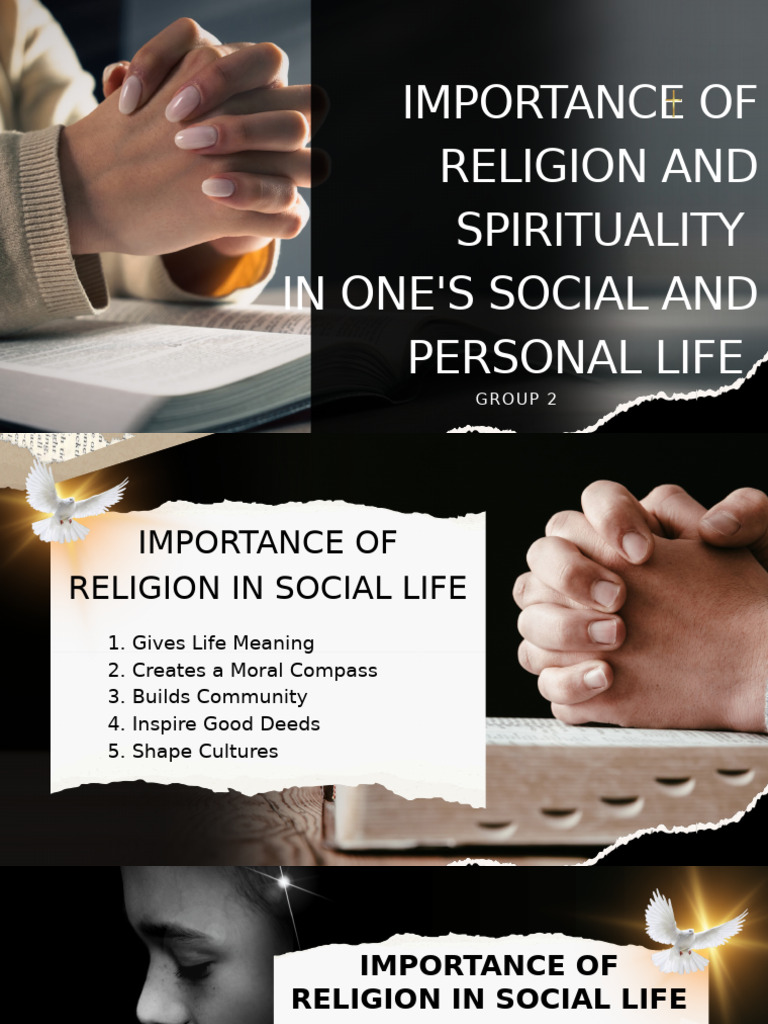 The Importance of Religion in One's Social and Personal Life | PDF ...
