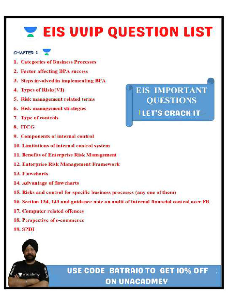 Vvip Question List For Exam | PDF