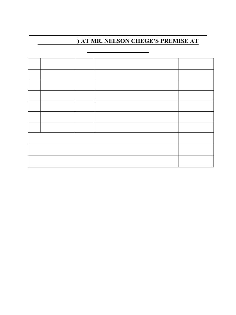 Bill of Quantities For Electrical Works Nelson Chege 2 | PDF