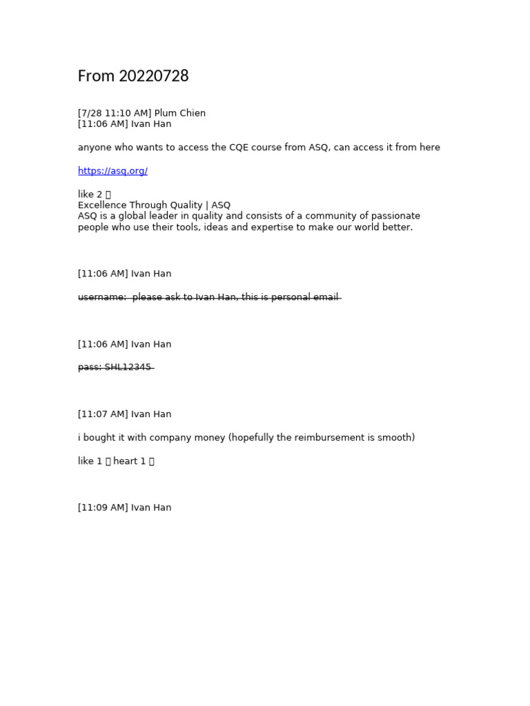 CQE Course From ASQ | PDF
