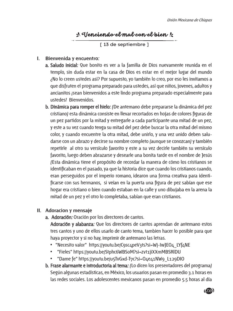 Vencer el Mal con el Bien: Reflexiones Cristianas | PDF | Mal | Jesús