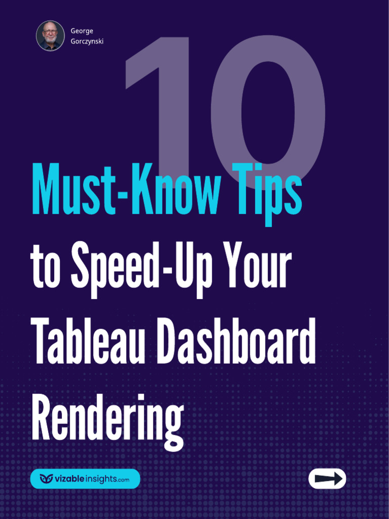 10 Tips To Speed-Up Your Tableau Dashboard Rendering | PDF | Client–Server Model | Rendering ...