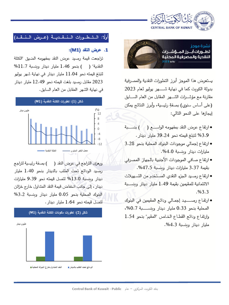 Summary Key Indicators 2023 07 (AR) | PDF