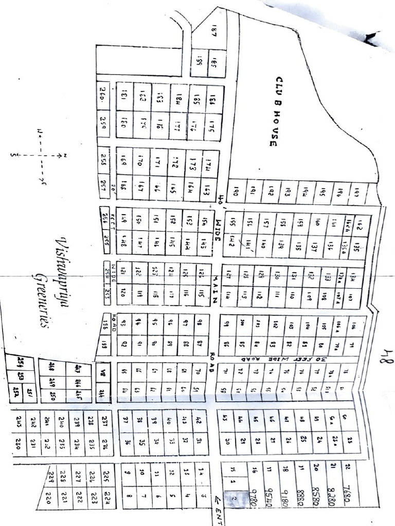 Bangalore Plot Layout Map | PDF