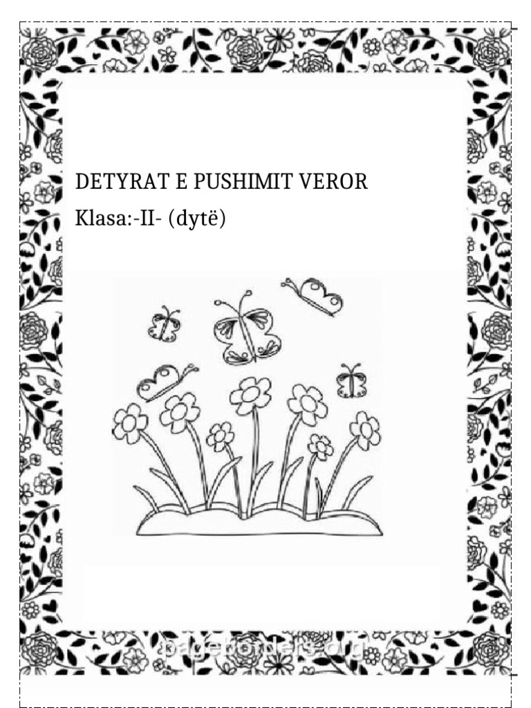 Detyrat e Pushimit Pranveror kl.2 2 1 4 | PDF