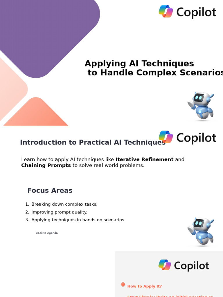 Applying AI Techniques To Handle Complex Scenarios | PDF