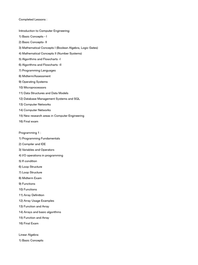 Completed Lessons Cmu | PDF | Matrix (Mathematics) | Numerical Analysis
