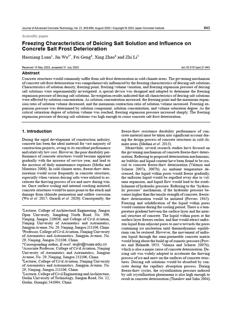 2023-Jact-Freezing Characteristics of Deicing Salt Solution and ...