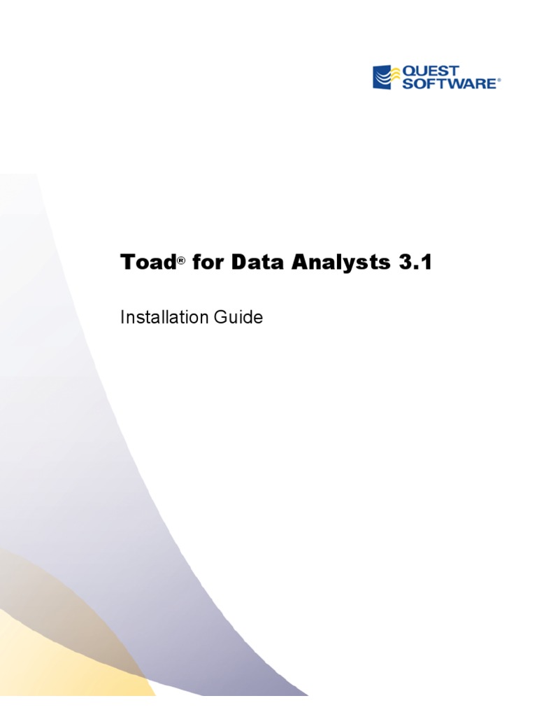 Toad For Data Analysts 3.1: Installation Guide | Download Free PDF | Oracle Database | Command ...