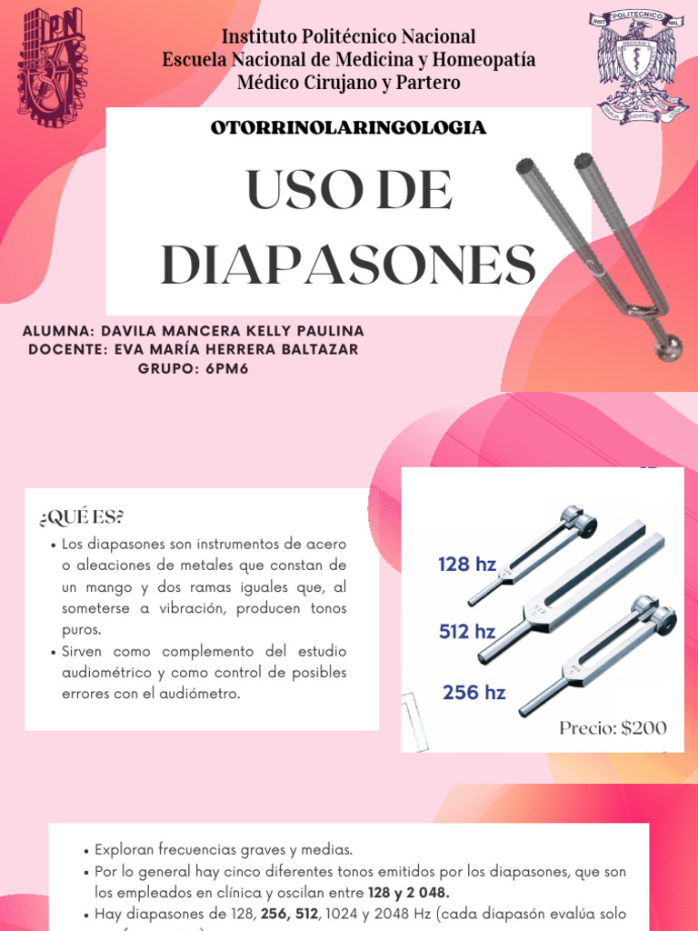 6PM6 - Usos de Diapason - Davila Mancera Kelly Paulina | PDF | Sentidos ...