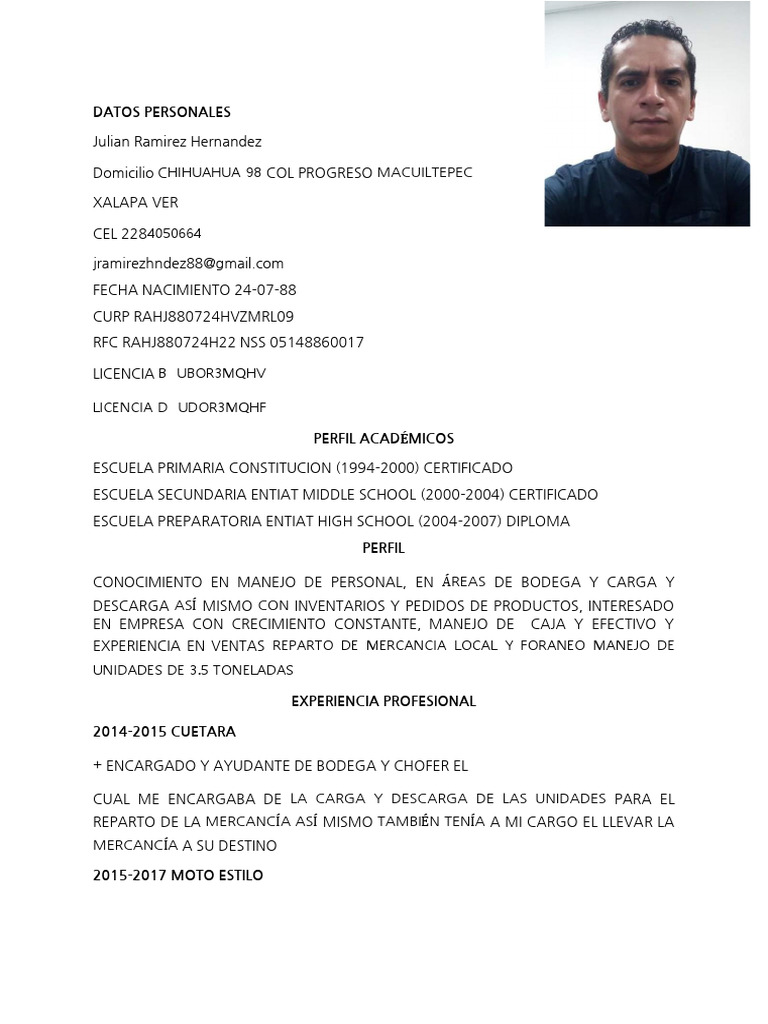 Julián CV | PDF