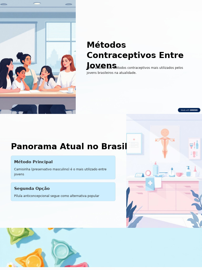 Metodos Contraceptivos Entre Jovens | PDF