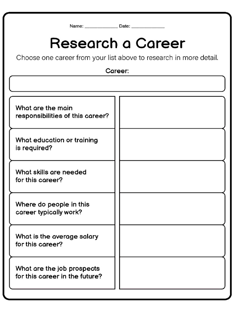 Research A Career | PDF