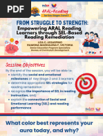 Aral Program Rationale | PDF | Phonics | Reading Comprehension