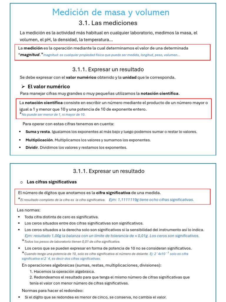 Instrumentos para medir masa y volumen | PDF | Sistema Internacional de ...