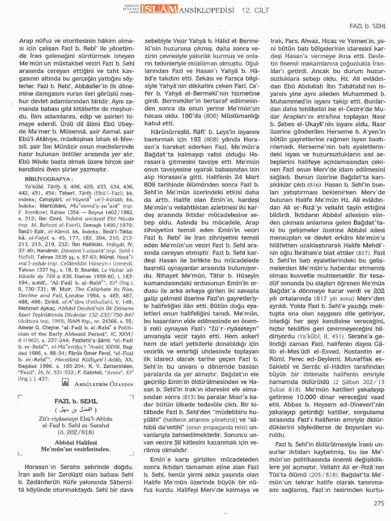 Fazl B. Sehl | PDF
