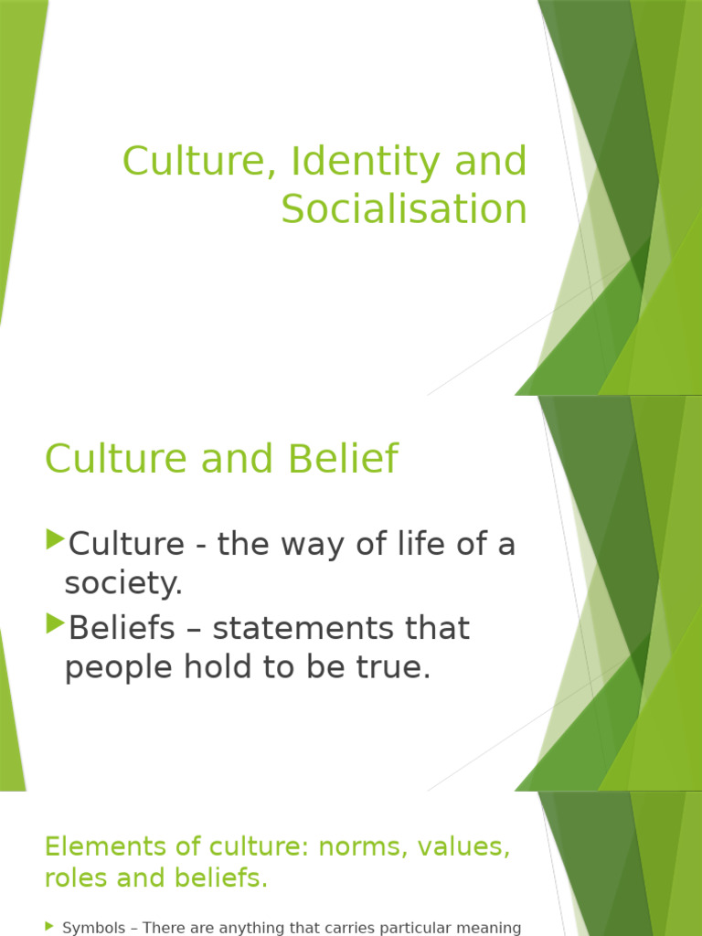 Understanding Culture and Identity | PDF | Society | Socialization