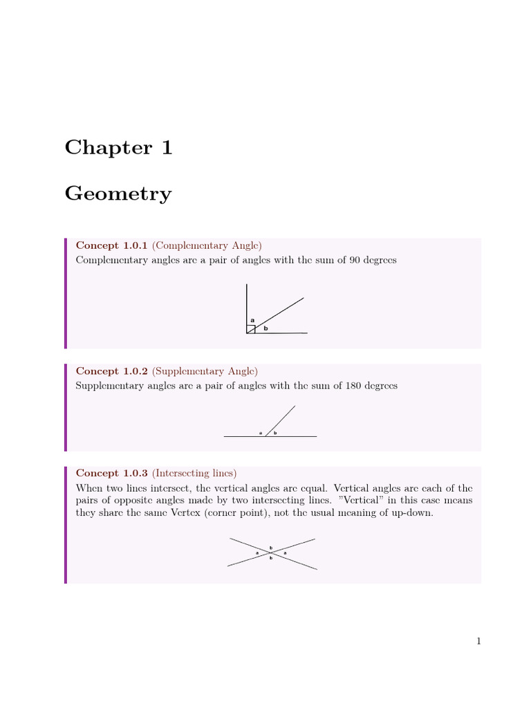Geometry Concepts for AMC 8 | PDF | Triangle | Area