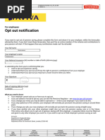 NHS Pension Scheme Opt-Out Form | PDF | Pension | National Health Service