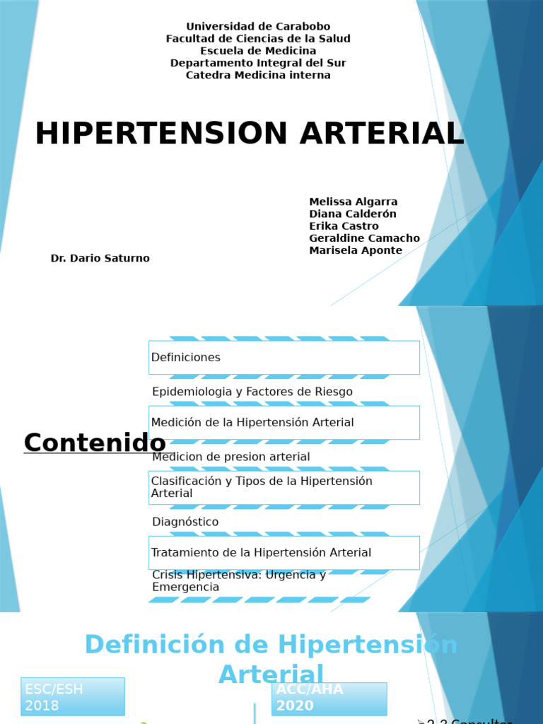 Seminario HTA | PDF | Fisiología Cardiovascular | Especialidades Medicas