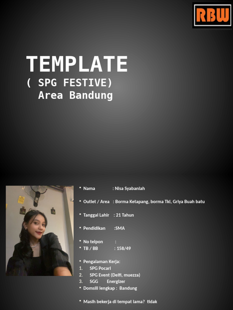 TEMPLATE PAK Komeng | PDF