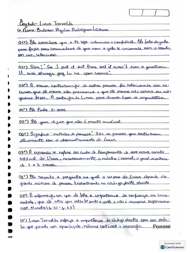 English Linus Torvalds | PDF