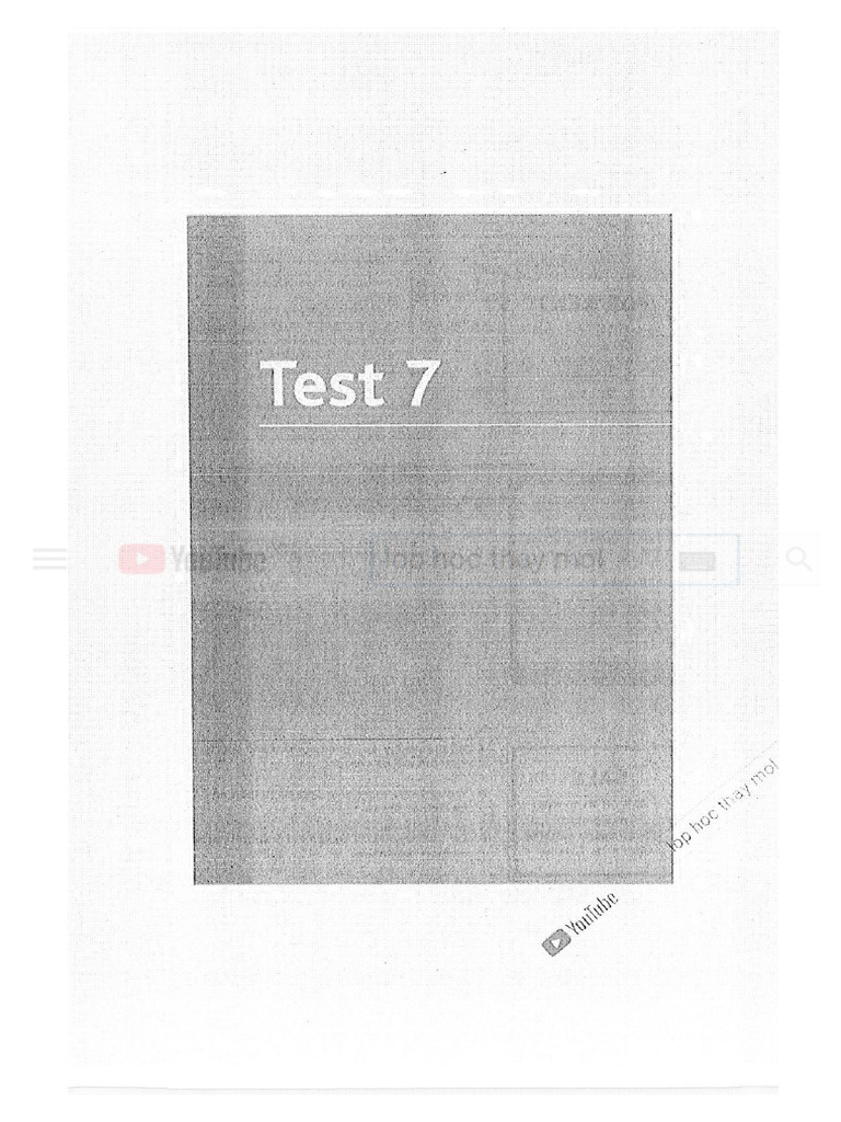 KET - A2 Key Collins Test 7 Full | PDF