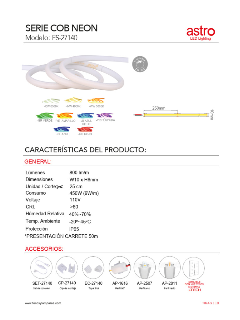 Neon Cob Led Astro | PDF