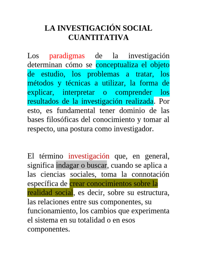 Paradigmas 1 | PDF | Conocimiento | Paradigma