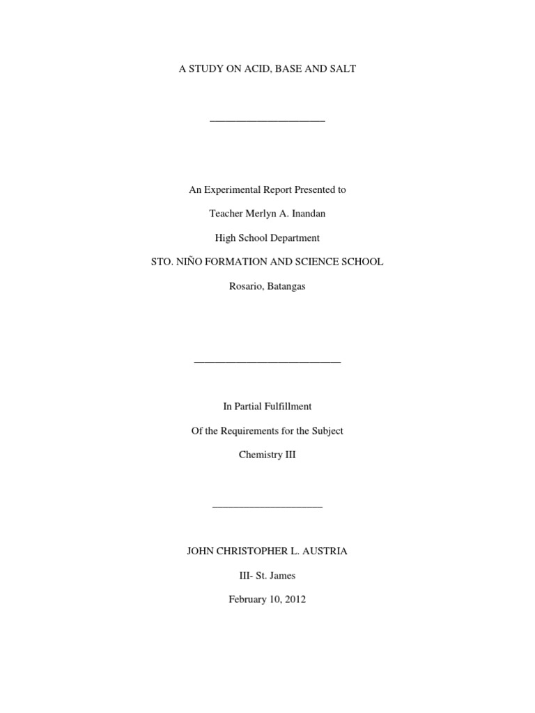 Chemistry Thesis 1 | PDF | Organic Compounds | Molecules
