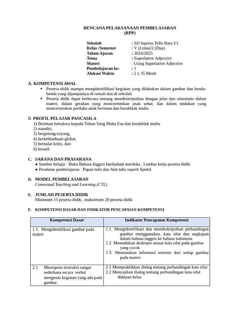 Contextual Teaching and Learning (CTL) | PDF