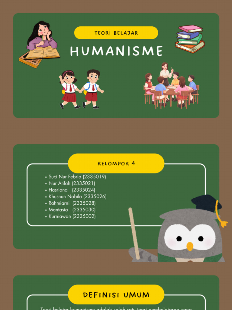 Teori Belajar Humanisme - 20250922 - 090607 - 0000 | PDF