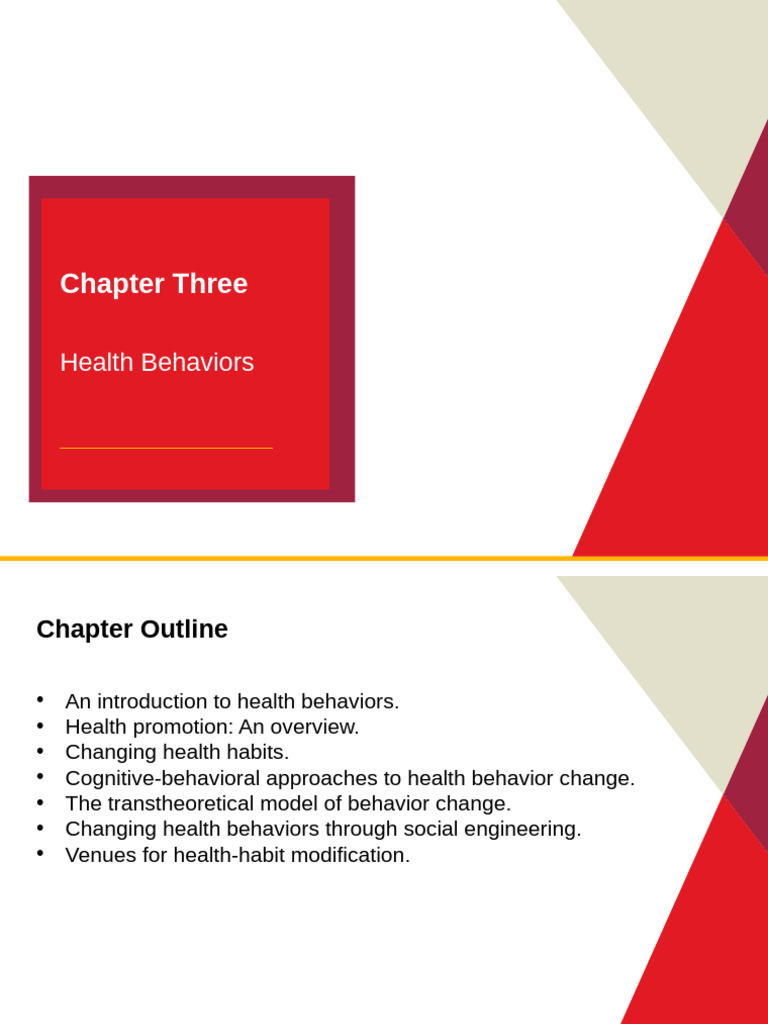 Taylor - Health Psychology - 11e - Ch03 - Updated PPT - ADA | PDF ...