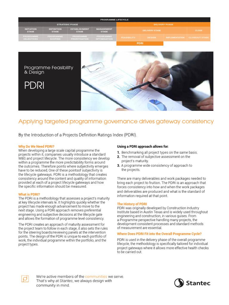 Uk Projects Definition Ratings Index Brochure | PDF