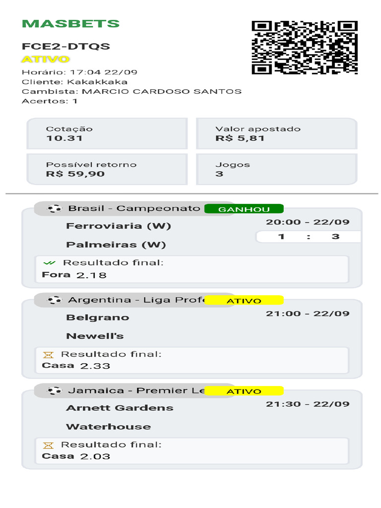 Bilhete FCE2 DTQS | PDF