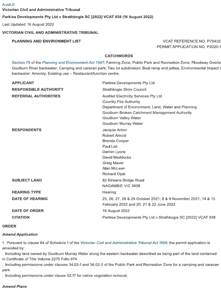 Parklea Developments Strathbogie - Flow of Nutrients | PDF