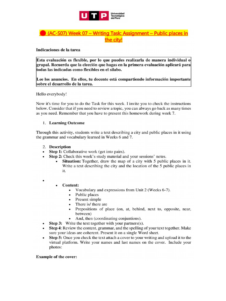 ? (AC-S07) Week 07 - Writing Task Assignment - Public Places in The ...