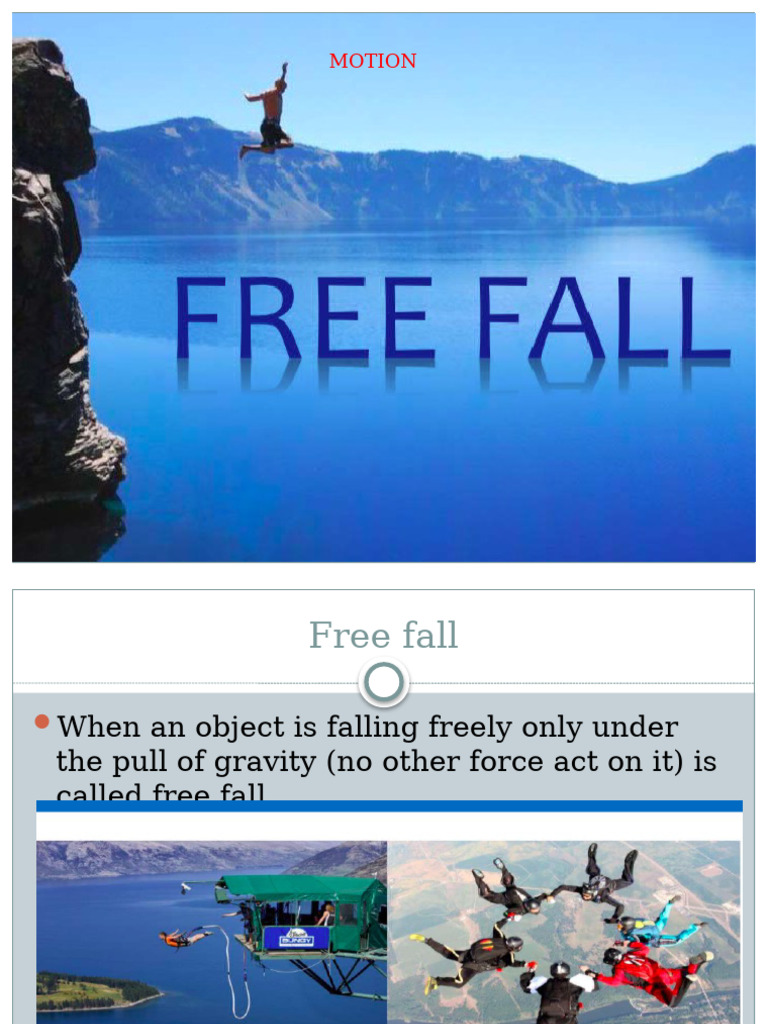 Motion 4 Free Fall Pdf