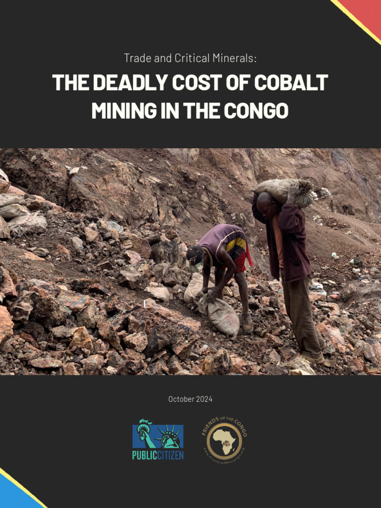 Cobalt Mining's Human Cost in Congo | PDF | Mining | Cobalt