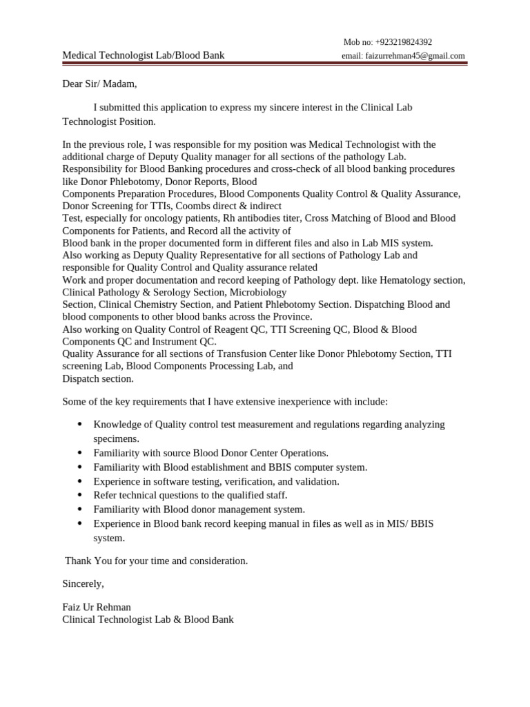 Cover Letter Lab | PDF