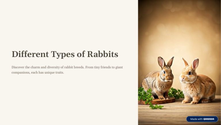 Different Types of Rabbits | PDF