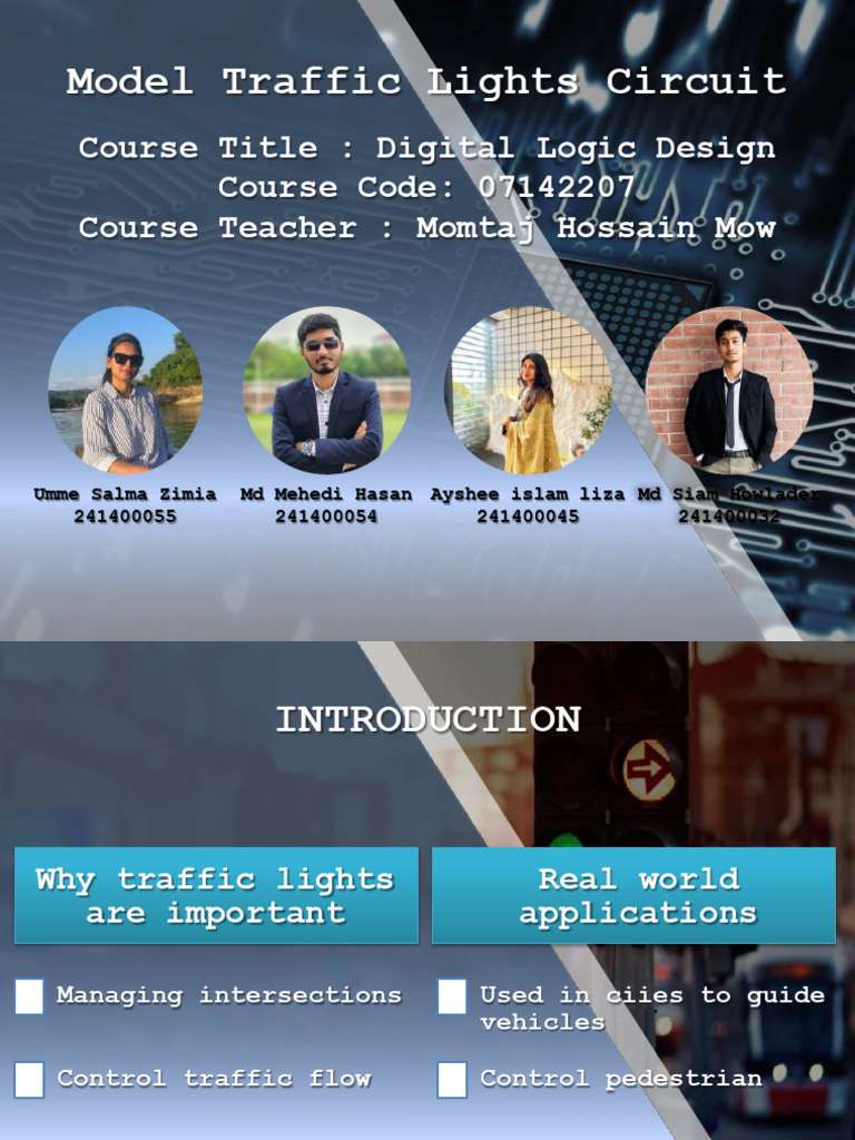 Model Traffic Lights Circuit | PDF