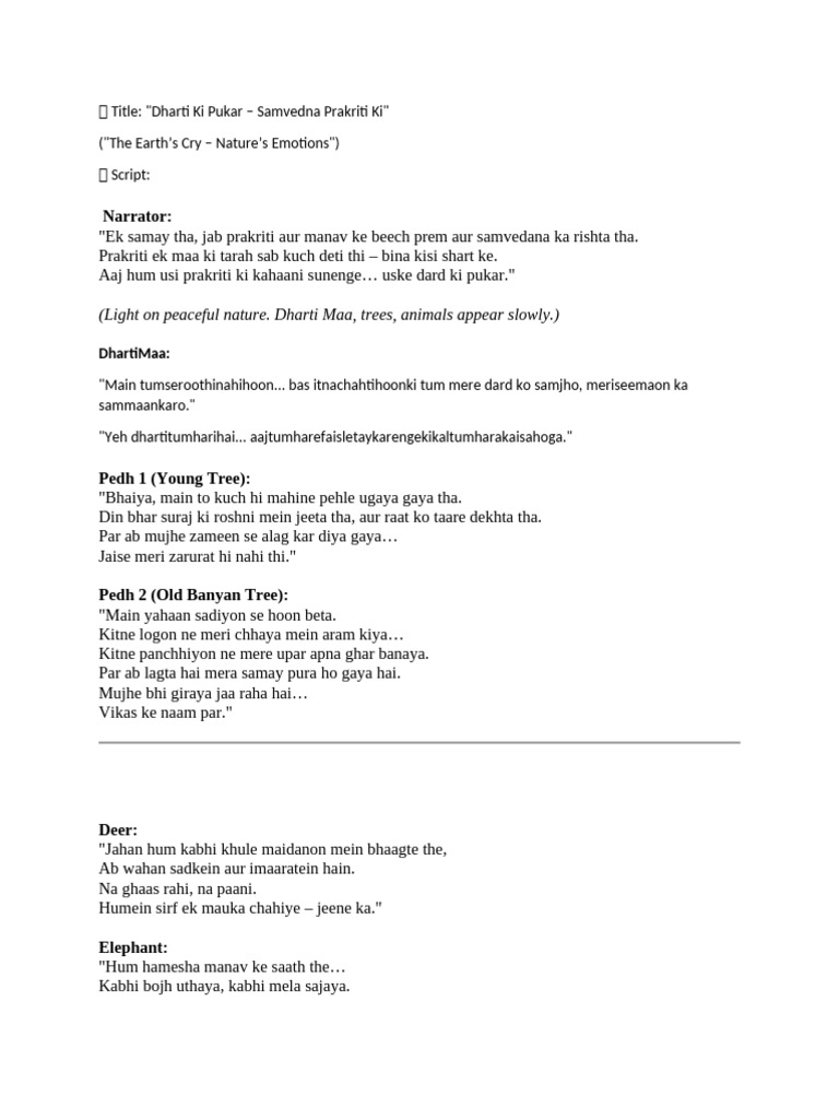 ?rishika Maam Imp Assembly Script | PDF