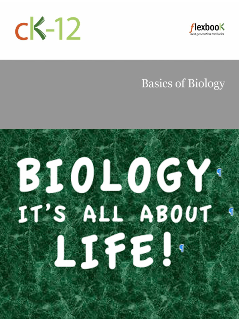 Basics of Biology Textbook | PDF | Hypothesis | Experiment