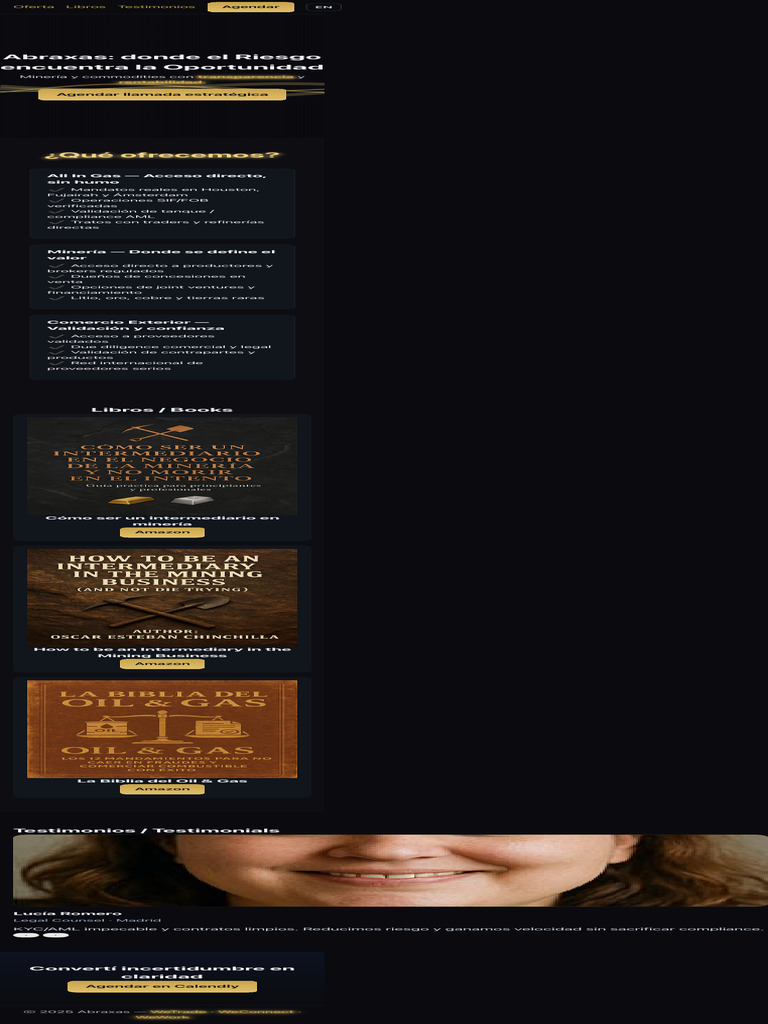 Abraxas Group - WeTrade WeConnect WeWork | PDF